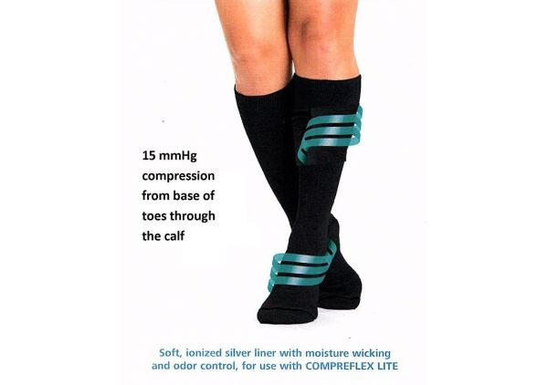 Sigvaris Silver Sock Liners | Leg Compression Wrap Stockings
