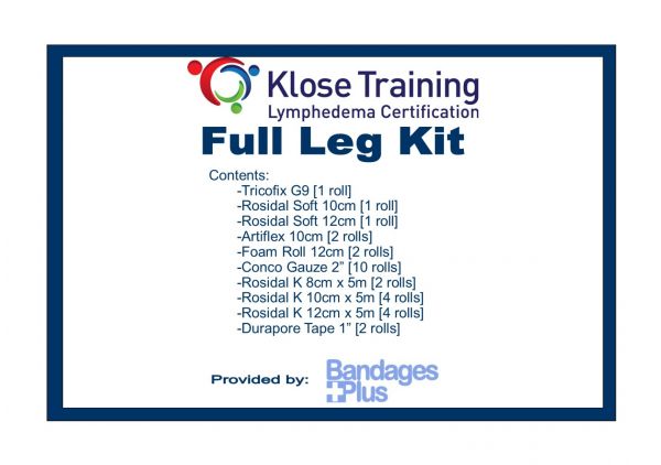 Lymphedema Bandaging Kits For Full Legs | Klose Training Kits