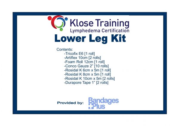 Lymphedema Bandaging Kits For Legs | Klose Training Kits