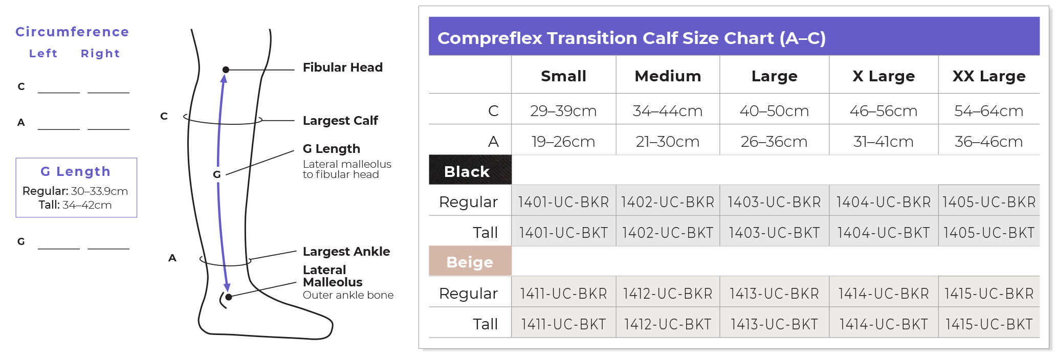 Compression Wraps For Legs | Compreflex Calf Compression Wrap