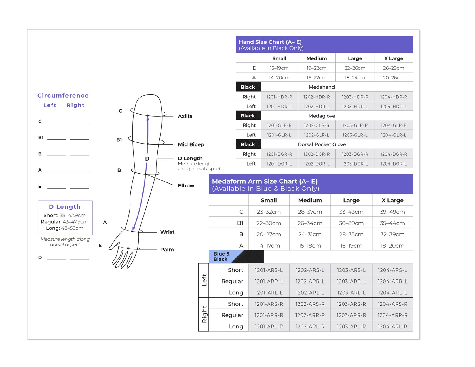 Medaform | Sigvaris Medaform Arm Compression Wrap | Arm Wraps