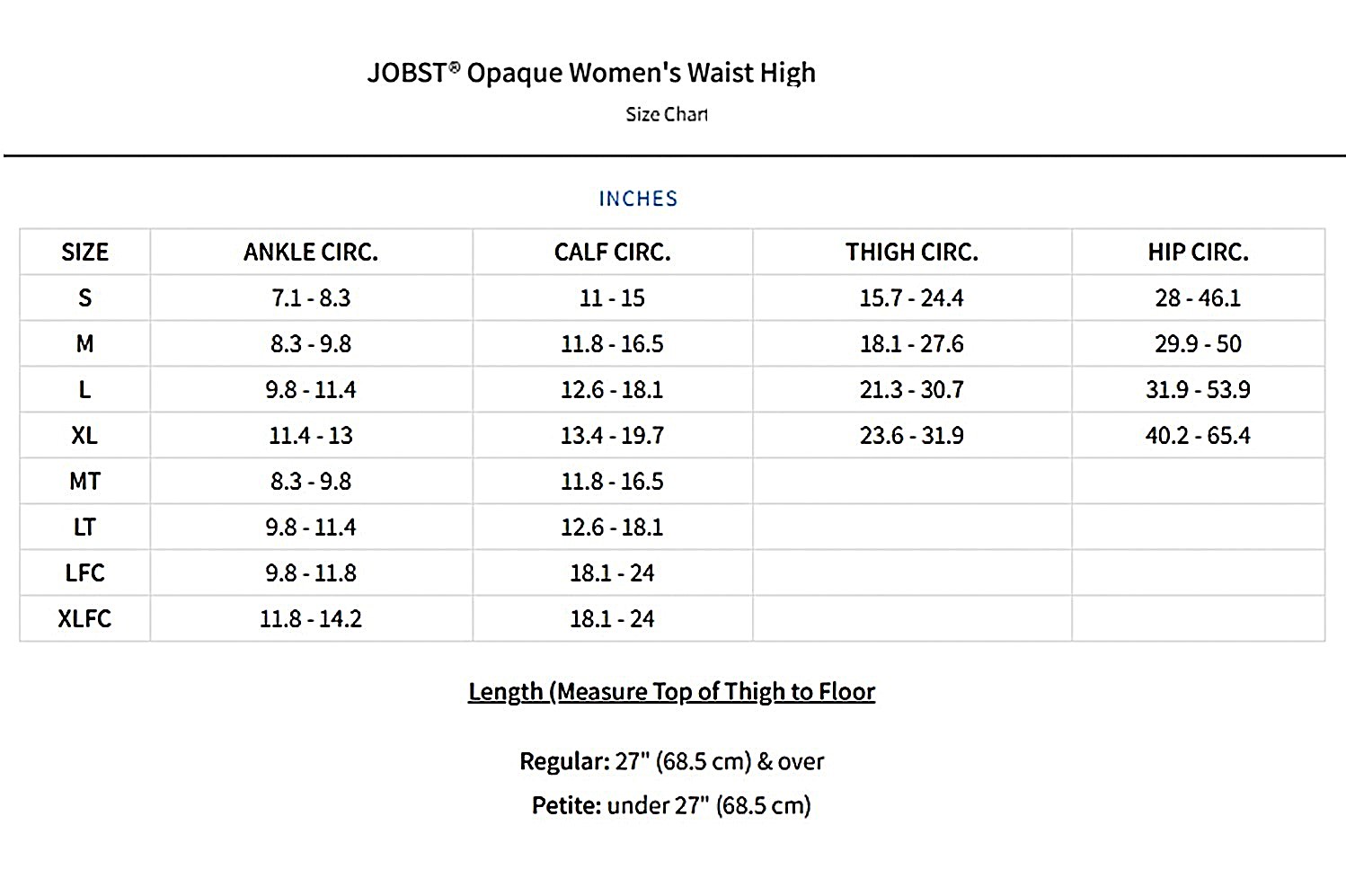 Compression Hose for Women | Jobst Opaque Pantyhose